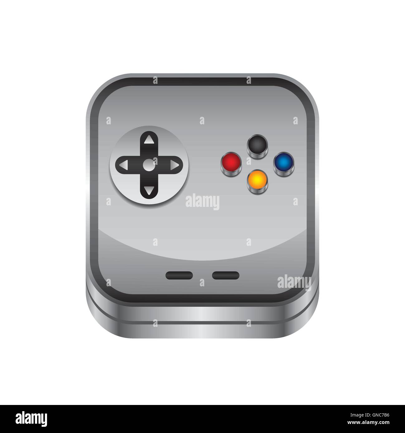 game console button Stock Vector Image & Art - Alamy