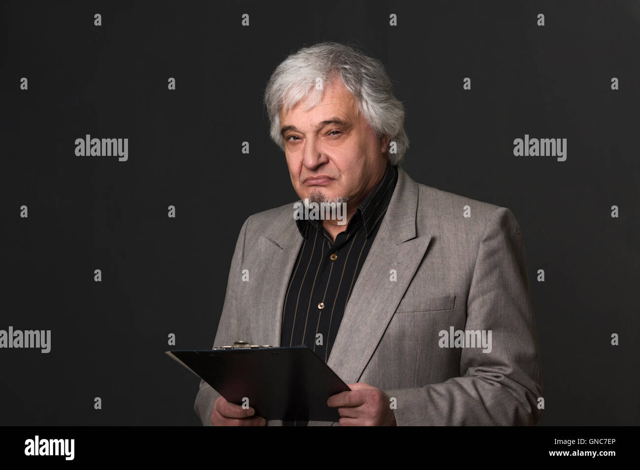 Professor man of university or colleage in studio Stock Photo - Alamy