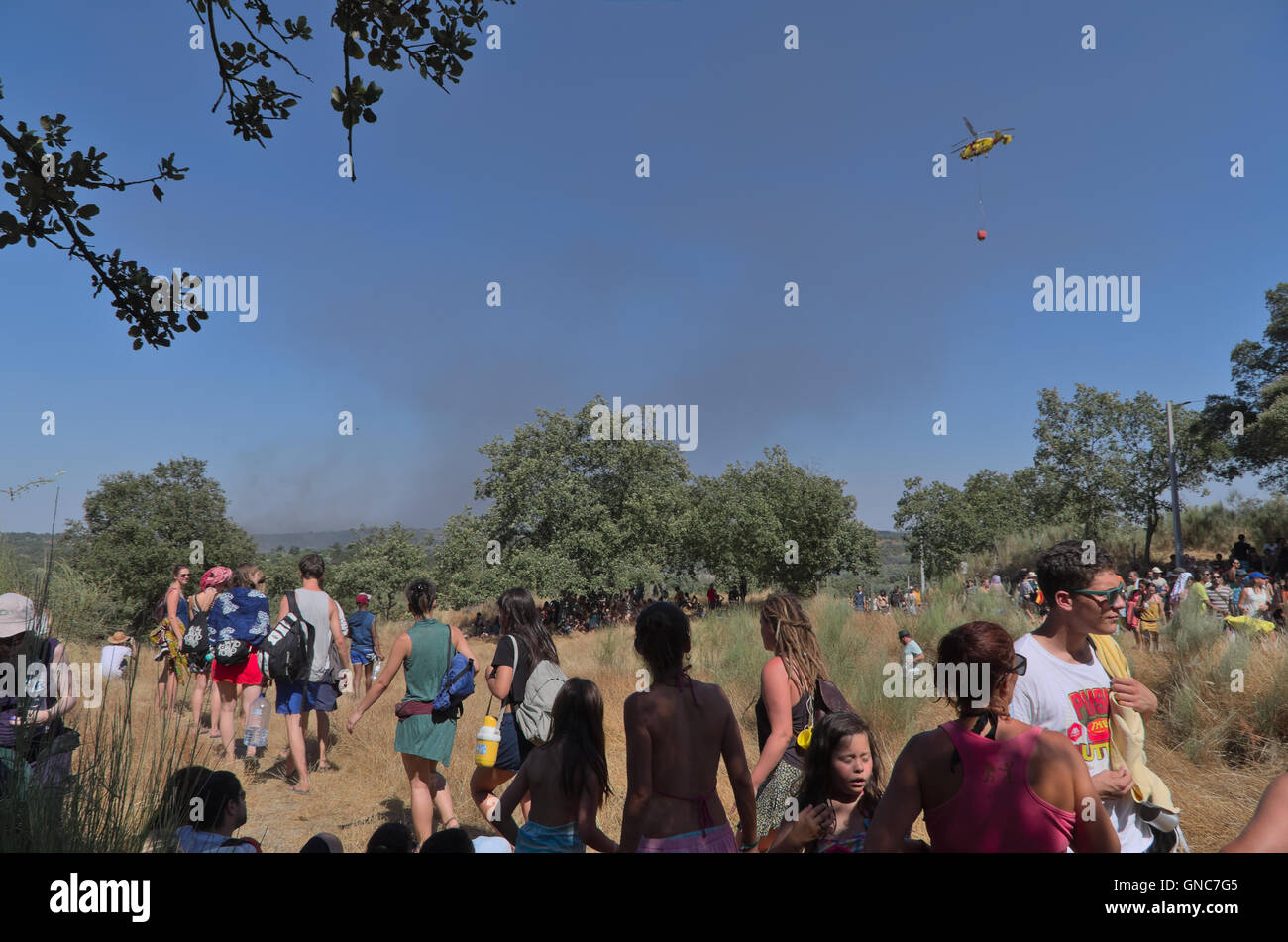 Image captured the day of the fire that occurred at the car park of the ...