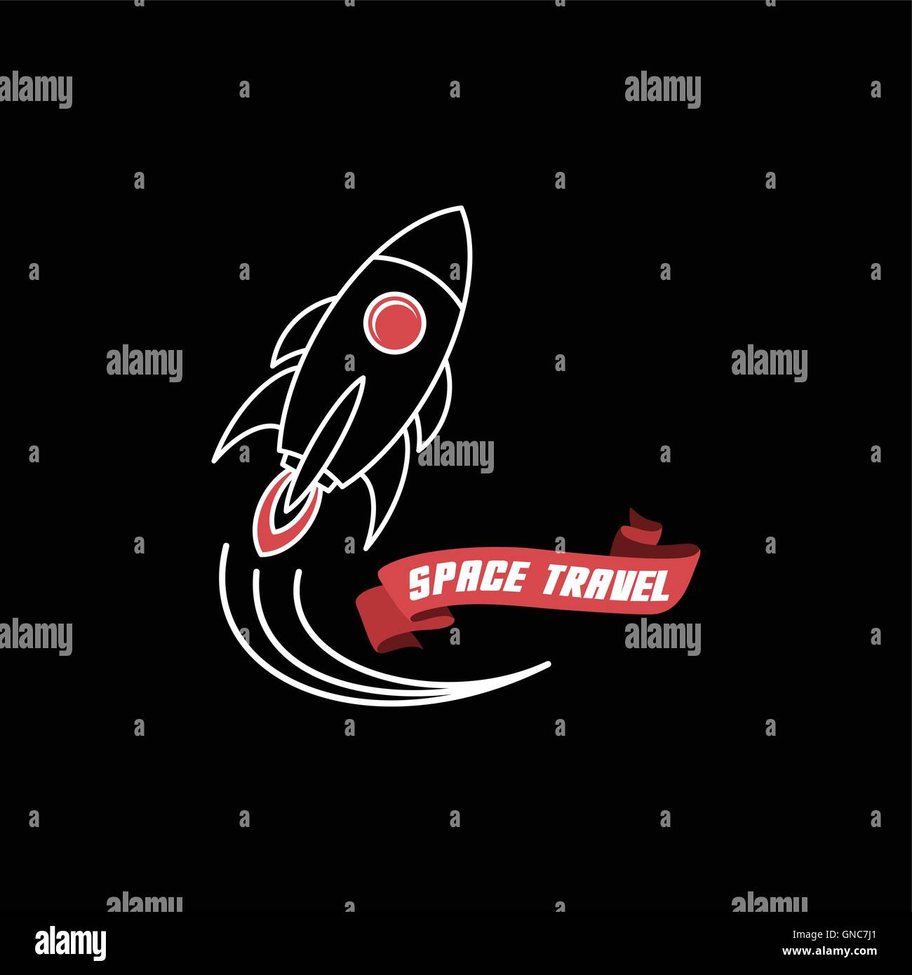 rocket ship launch Stock Vector Image & Art - Alamy