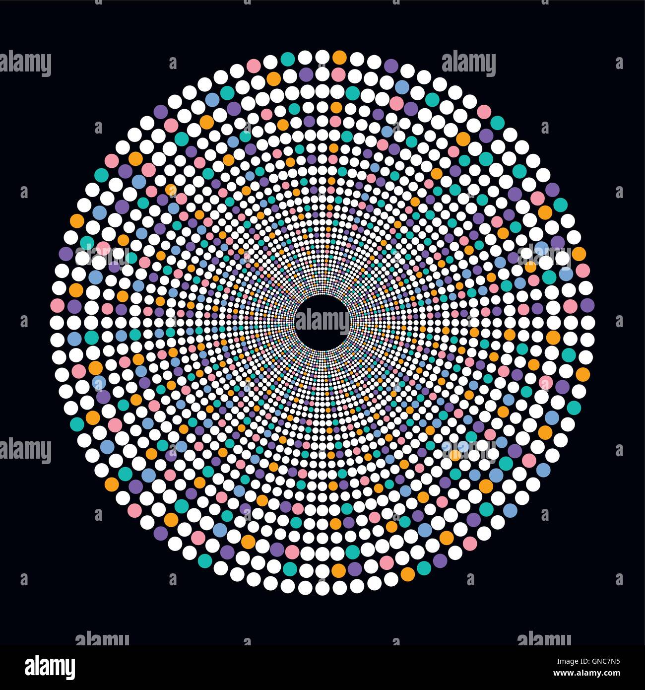 colorful dot theme art Stock Vector Image & Art - Alamy