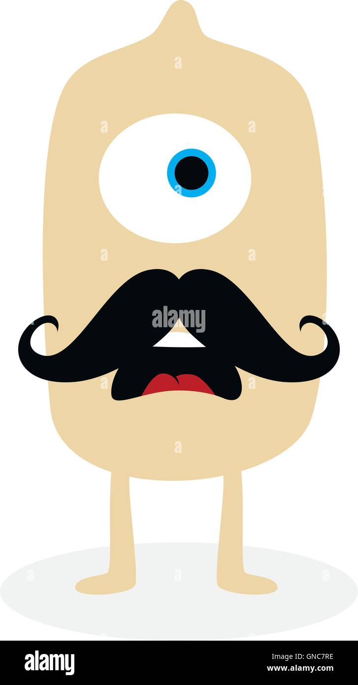 happy little monster Stock Vector Image & Art - Alamy