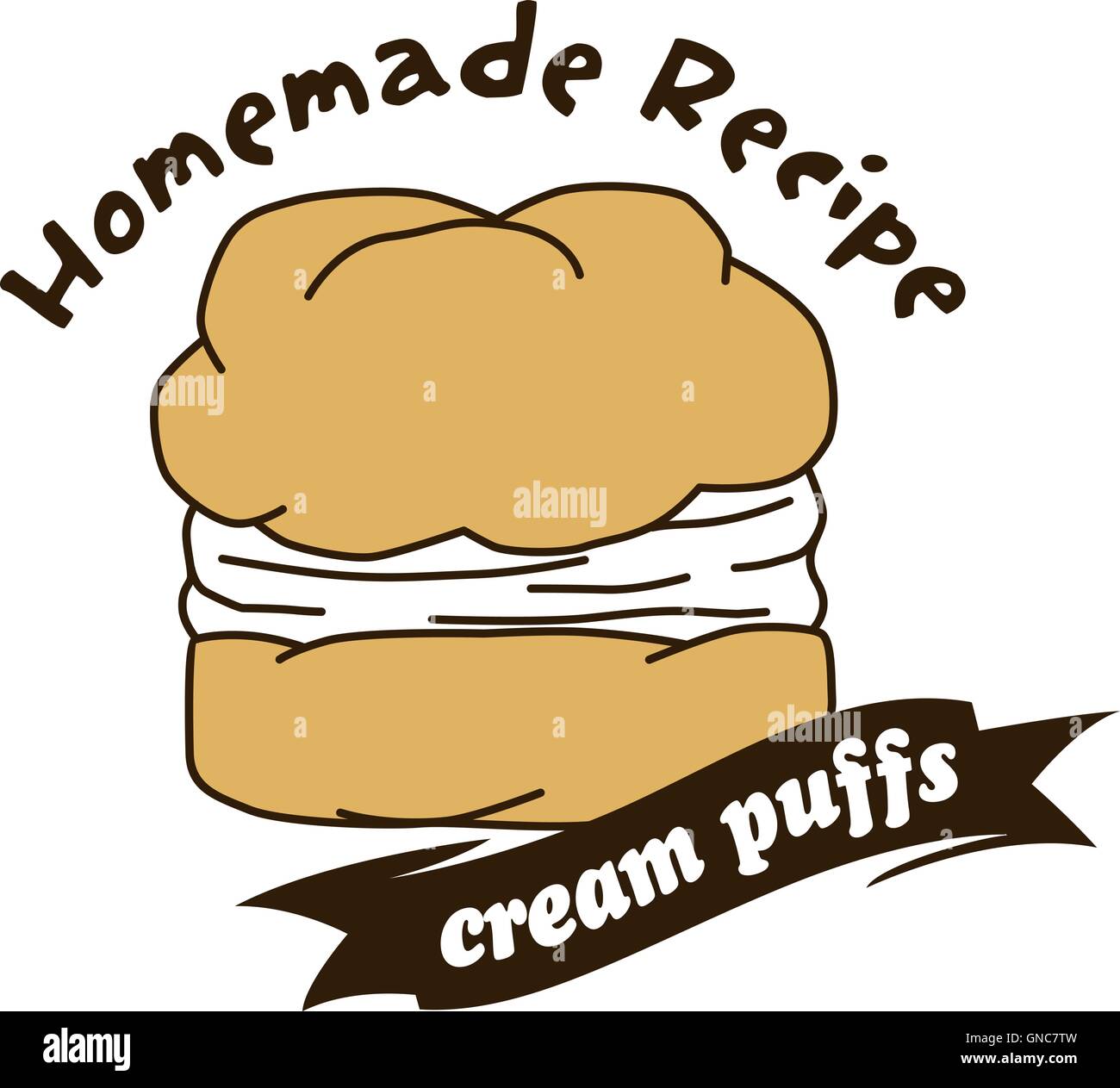 Puff Pastry Stock Vector Images - Alamy