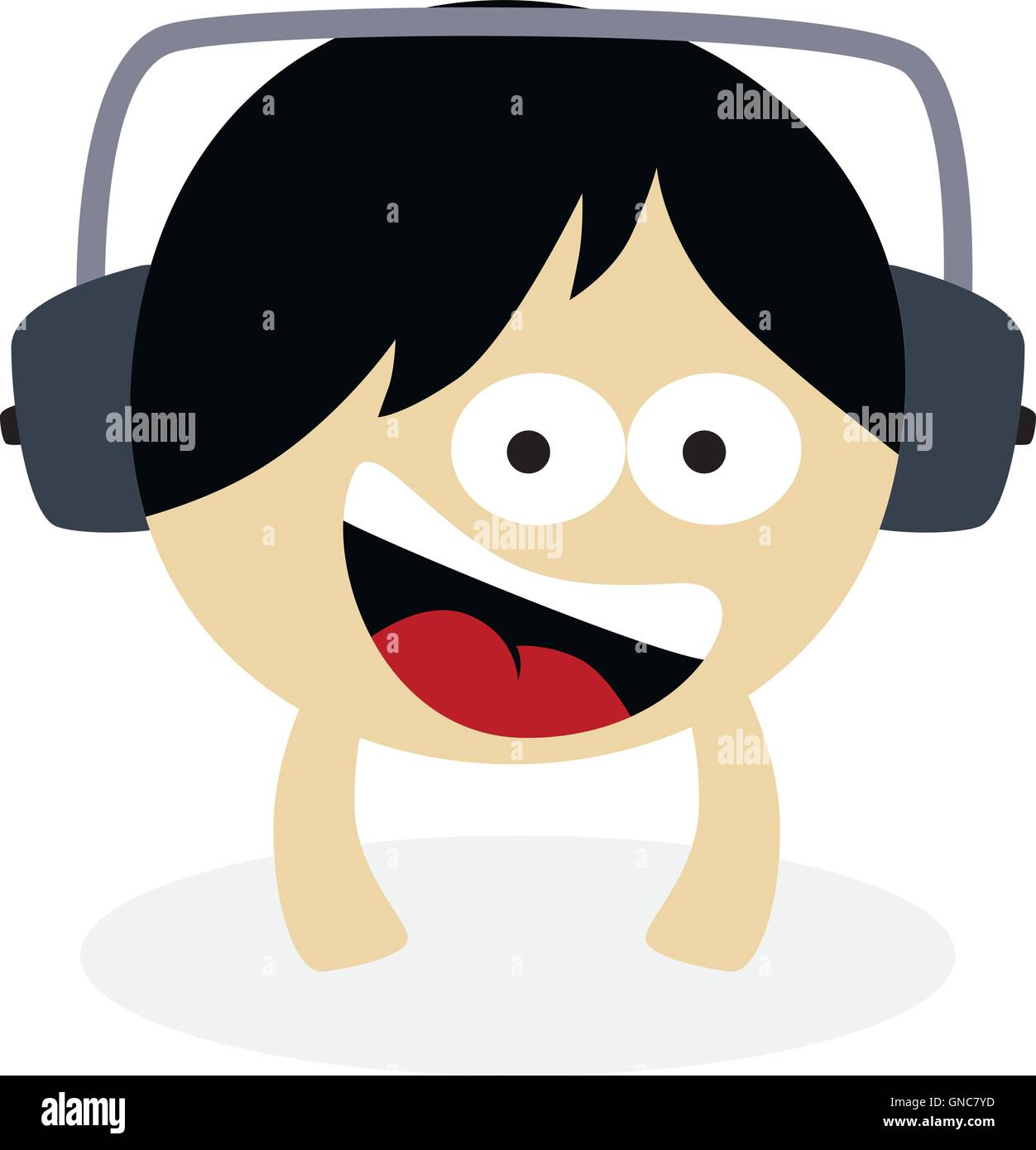 happy little monster Stock Vector Image & Art - Alamy