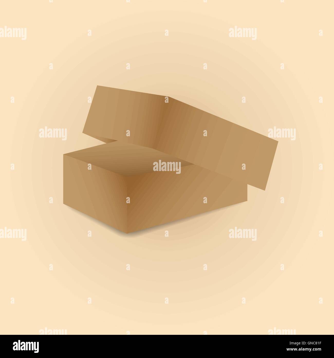 Cardboard box vector hi-res stock photography and images - Alamy