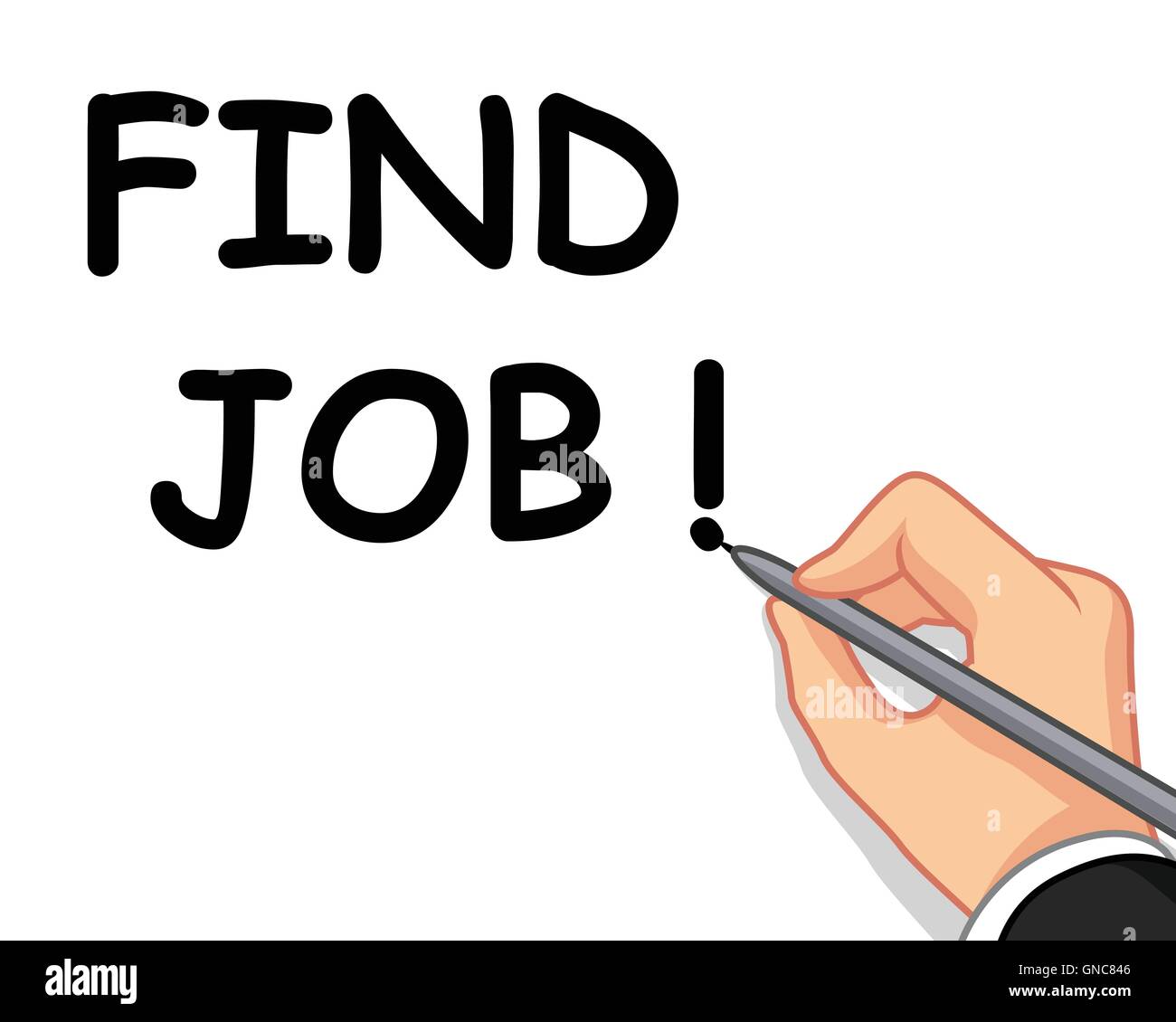 Job search career opportunity Stock Vector Images - Alamy