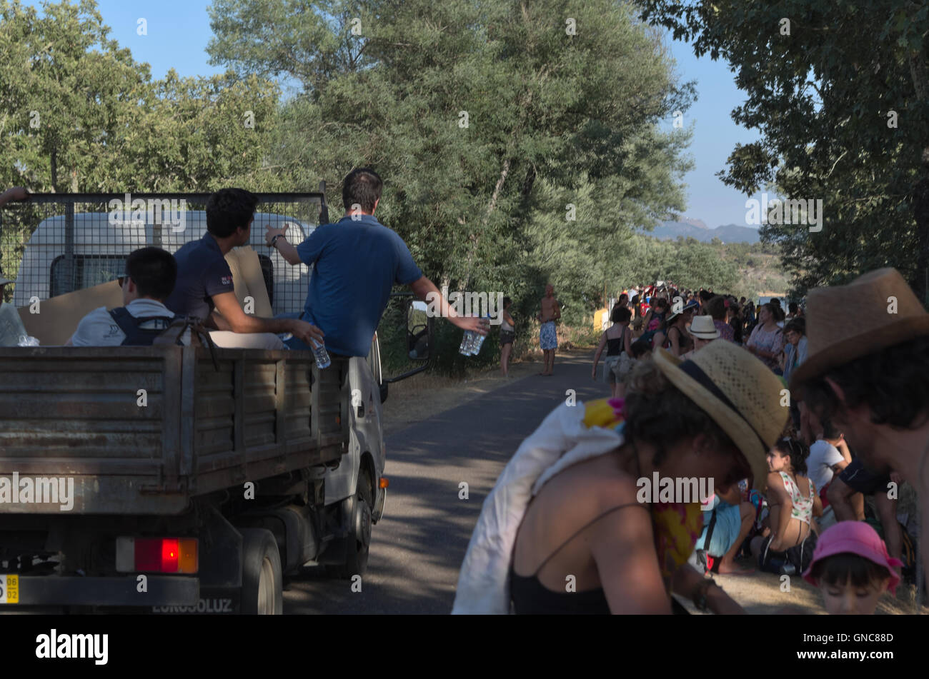 Image captured the day of the fire that occurred at the car park of the ...