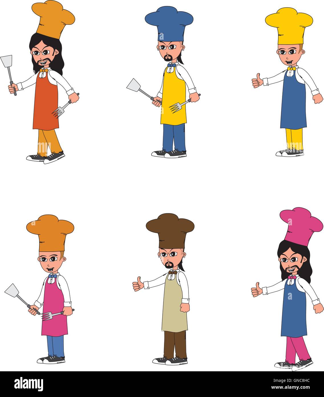 Chef cartoon hi-res stock photography and images - Alamy