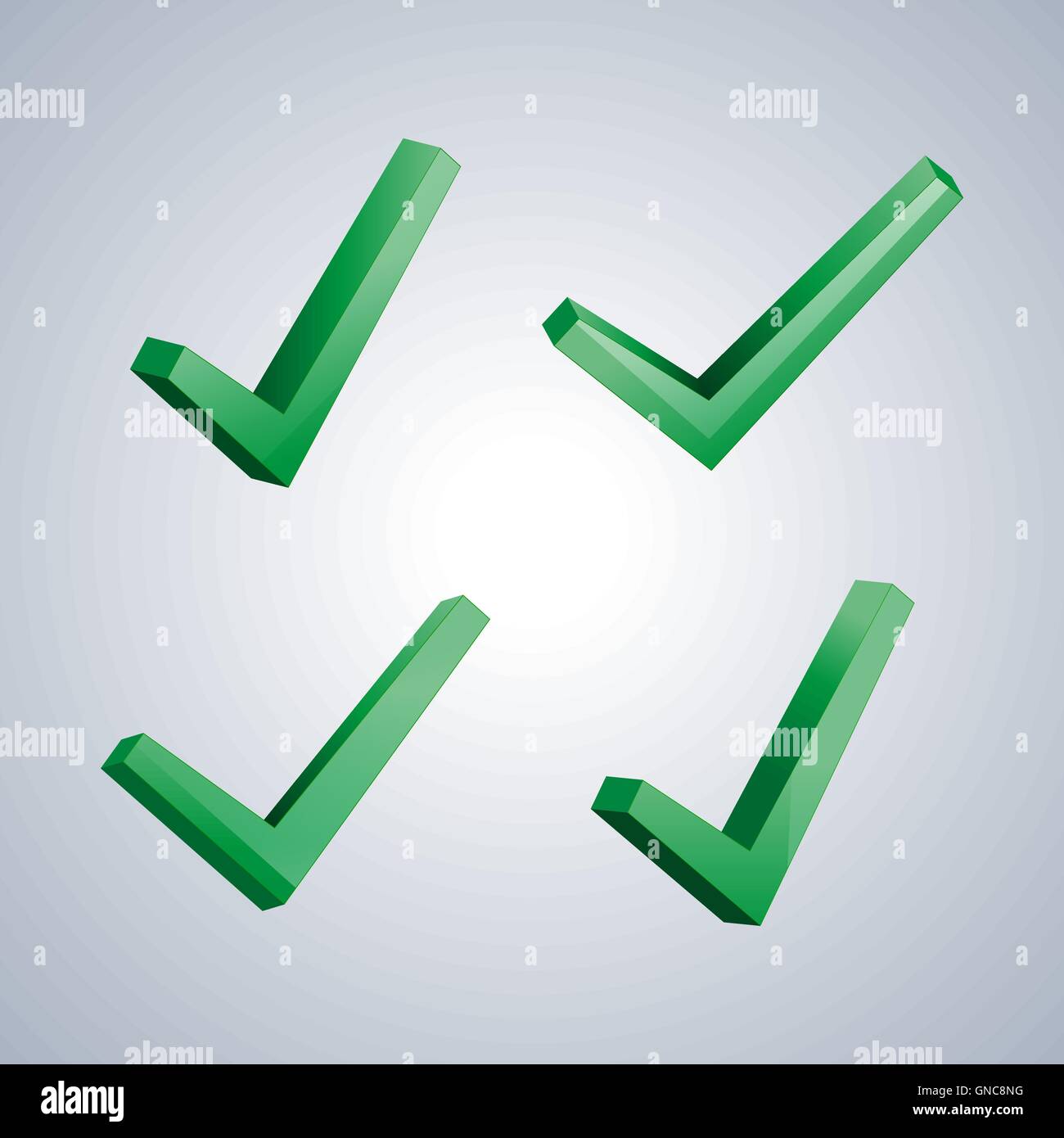 Set of check marks, vector illustration Stock Vector Image & Art - Alamy