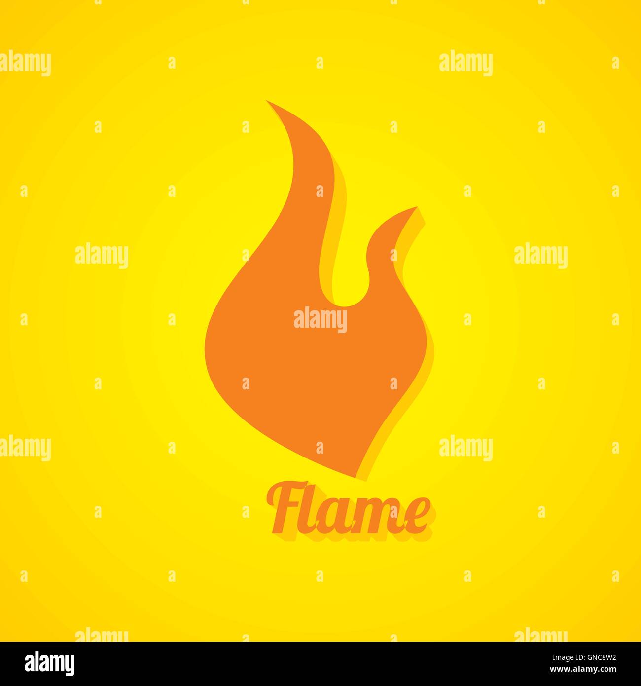 flaming fire theme Stock Vector Image & Art - Alamy