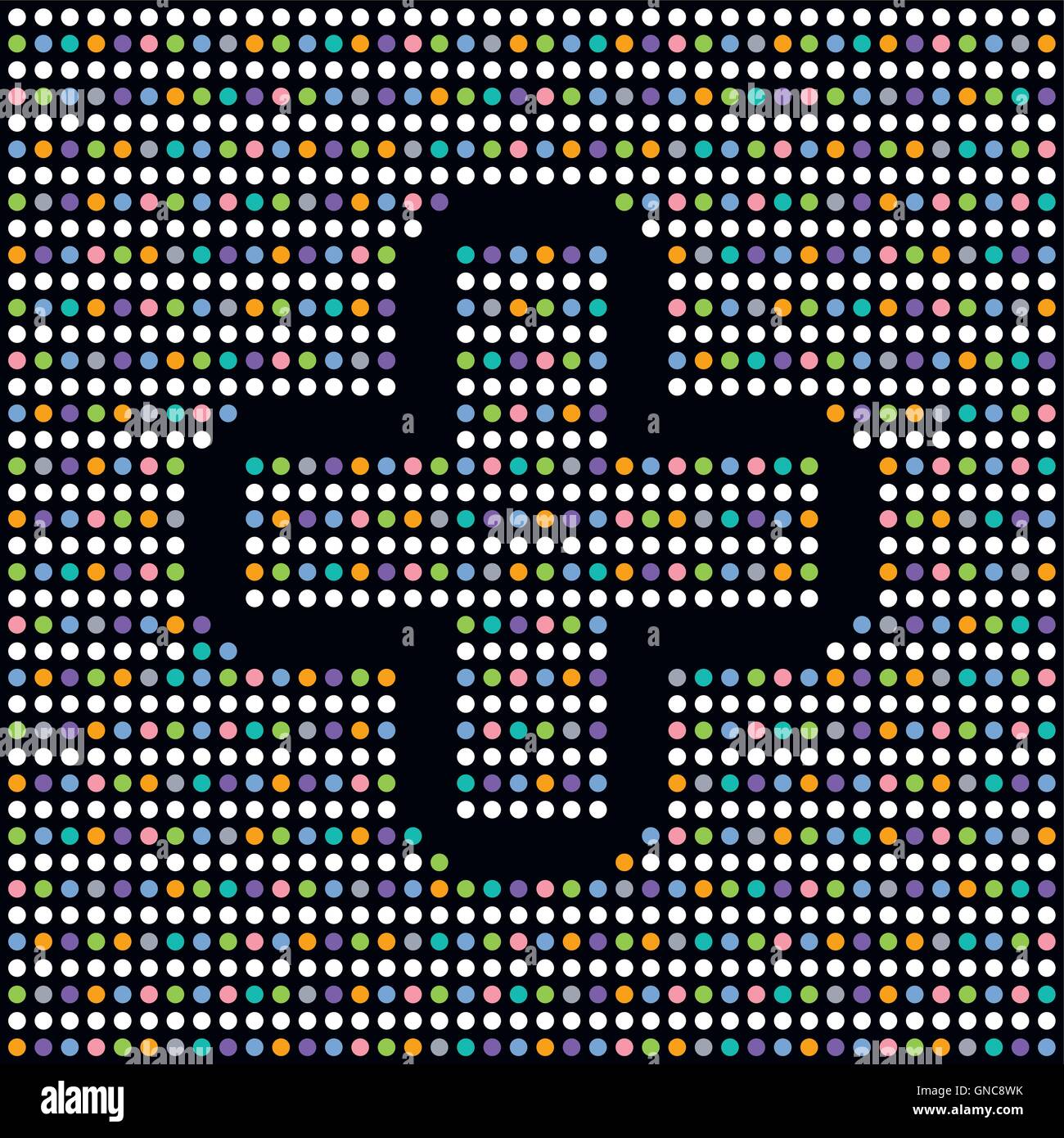 colorful dot theme art Stock Vector Image & Art - Alamy