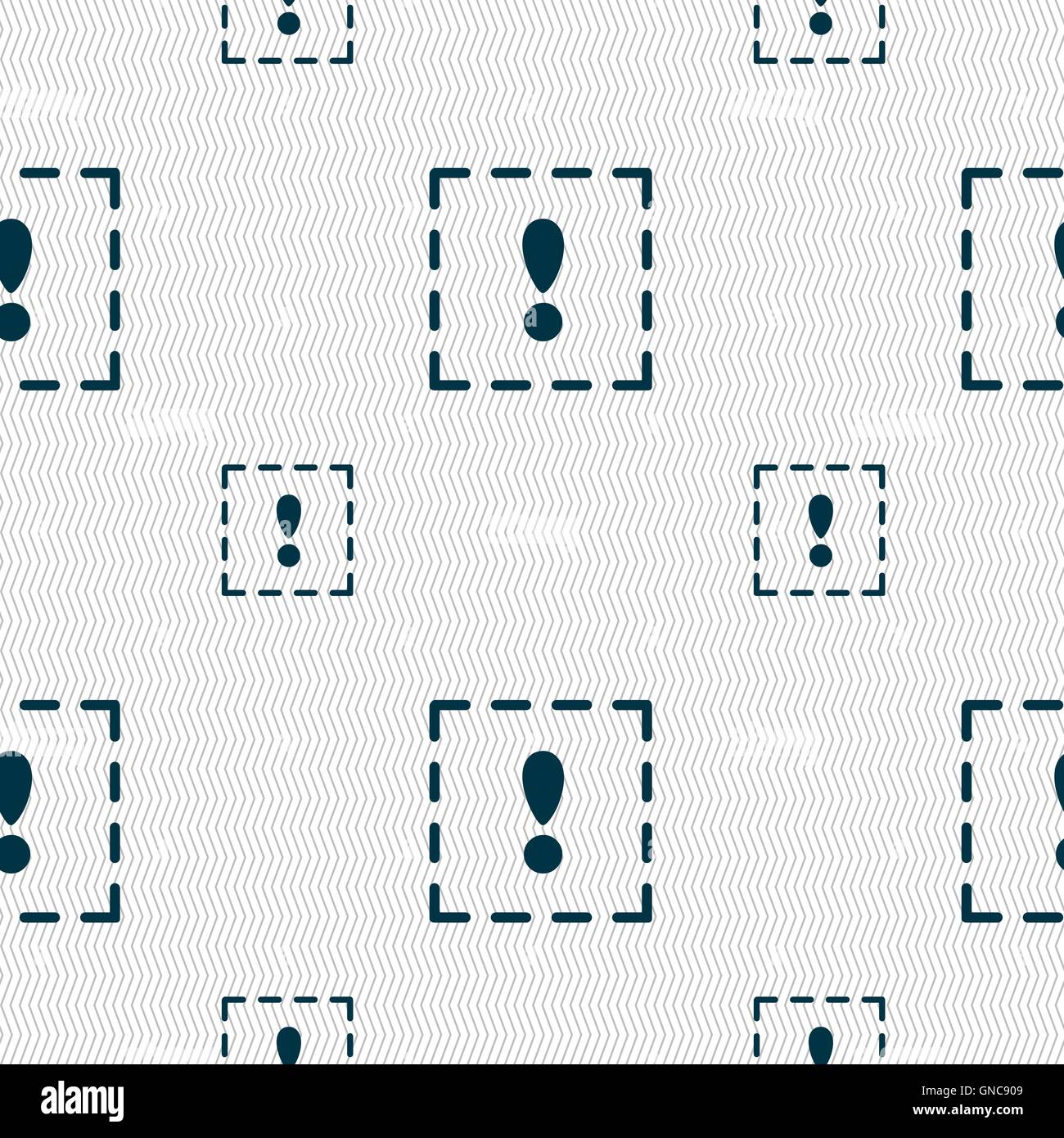 Exclamation point in square sign hi-res stock photography and images ...