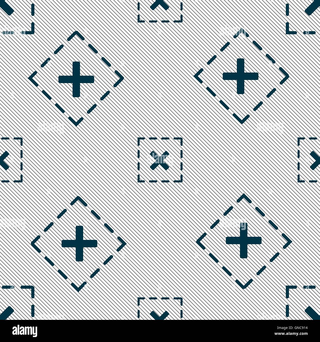 Criss cross pictogram hi-res stock photography and images - Alamy