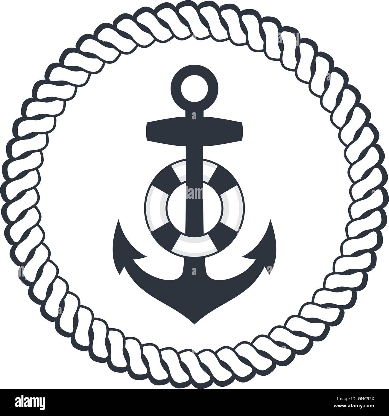 sailor anchor theme Stock Vector Image & Art - Alamy
