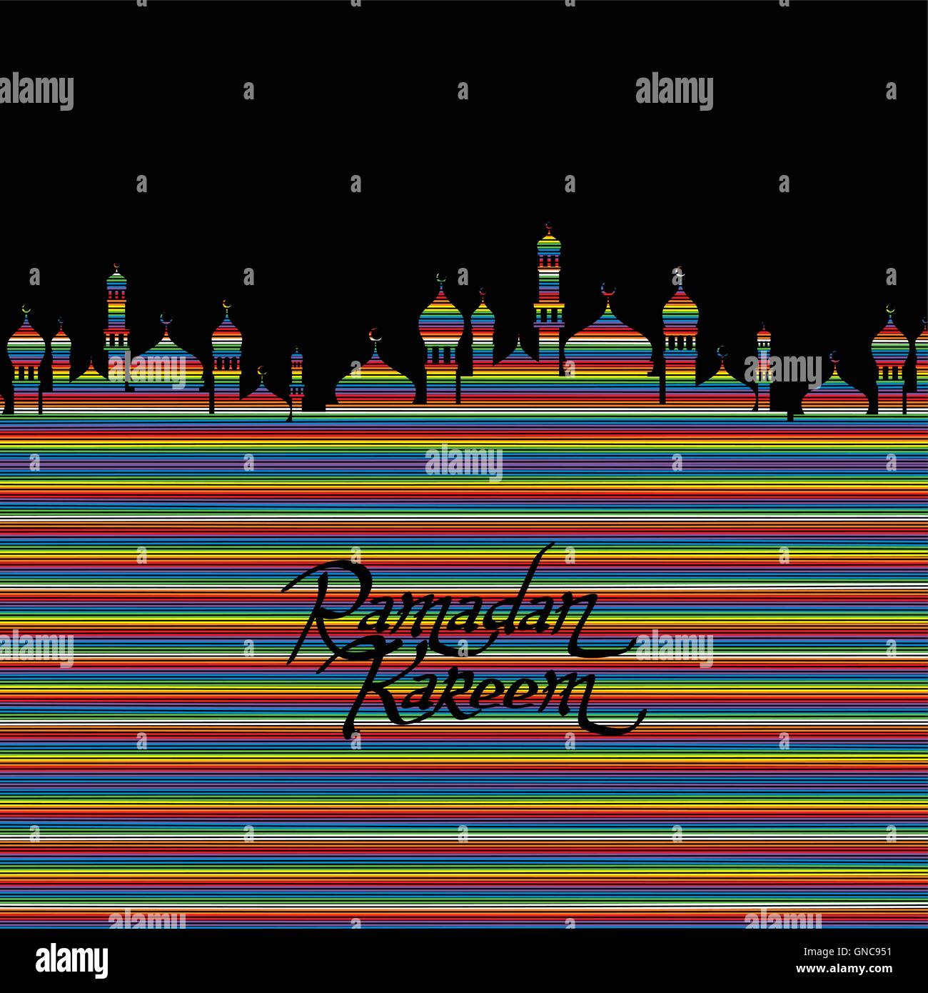happy islam mubarak Stock Vector Image & Art - Alamy