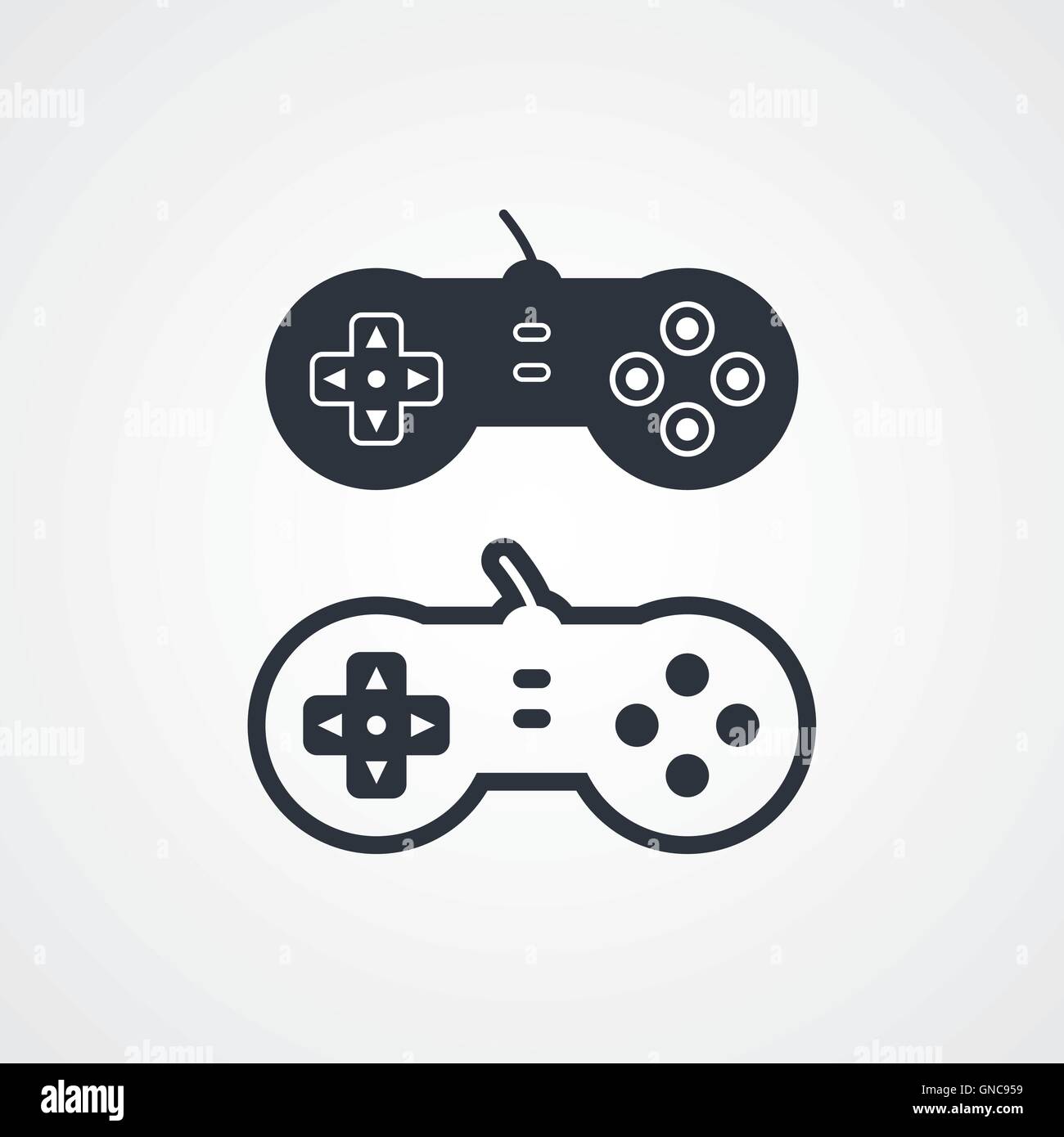 game console joystick Stock Vector Image & Art - Alamy