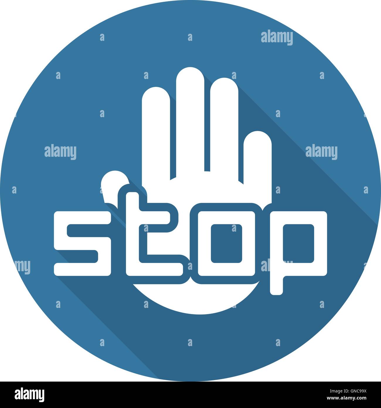 Restricted Area Icon. Flat Design Stock Vector Image & Art - Alamy