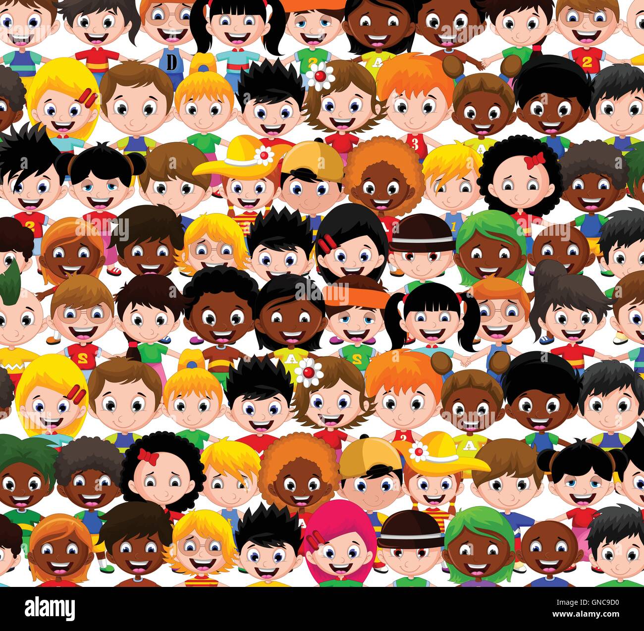 Cartoon boy laughing pointing hi-res stock photography and images - Alamy