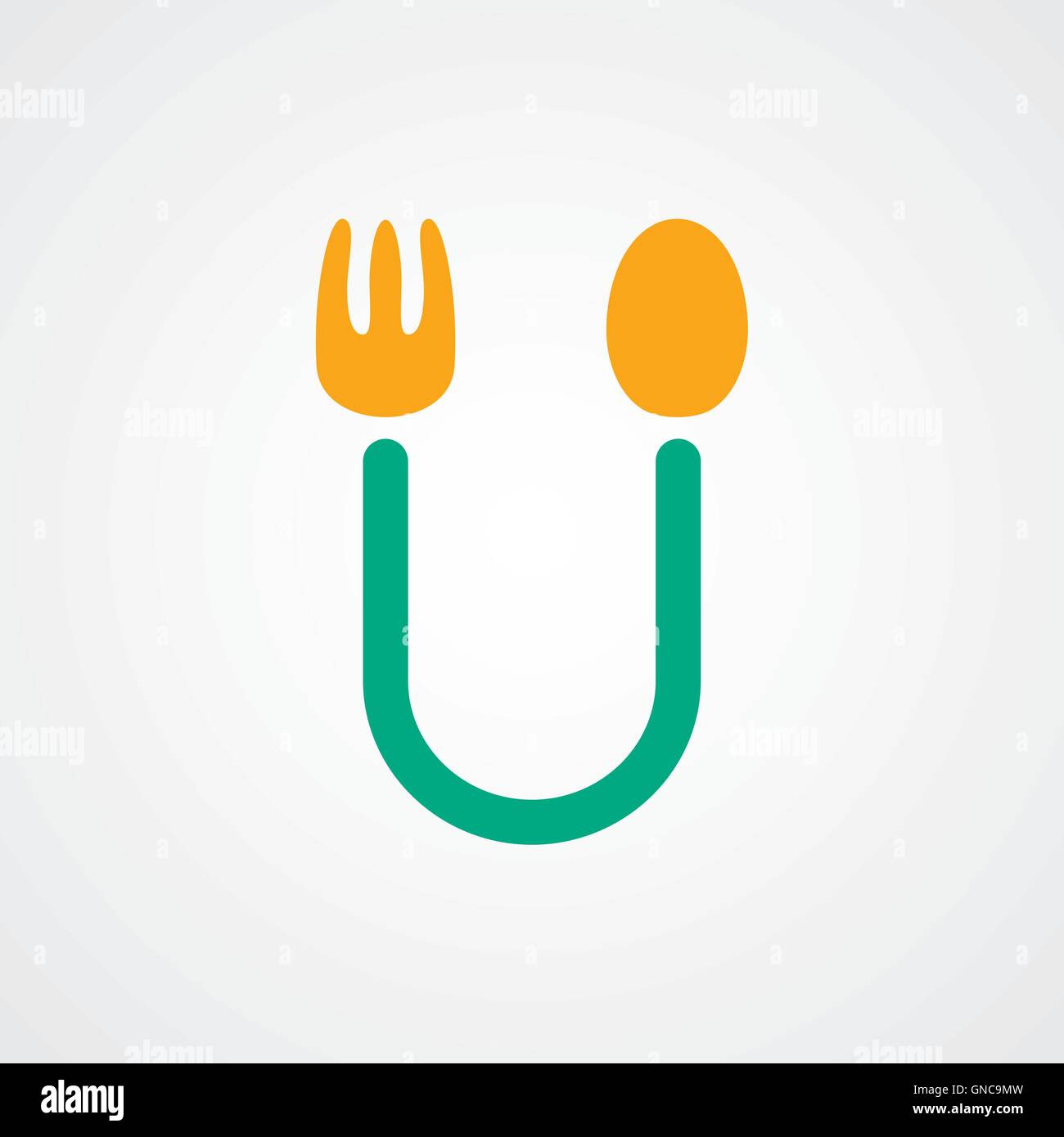 spoon and fork logo theme Stock Vector Image & Art - Alamy