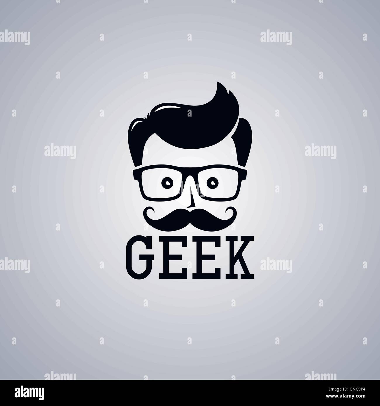 geek nerd guy Stock Vector Image & Art - Alamy