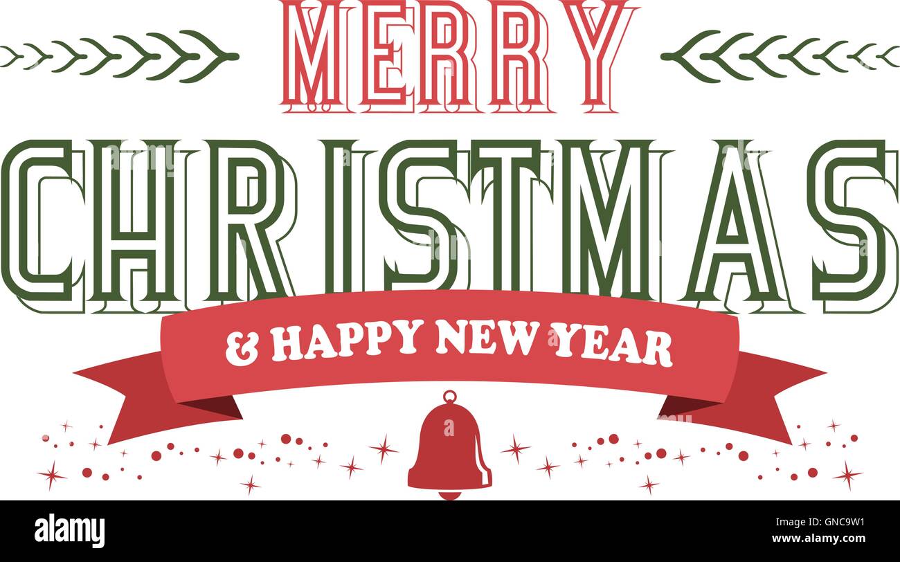 Merry christmas label Stock Vector Images - Alamy