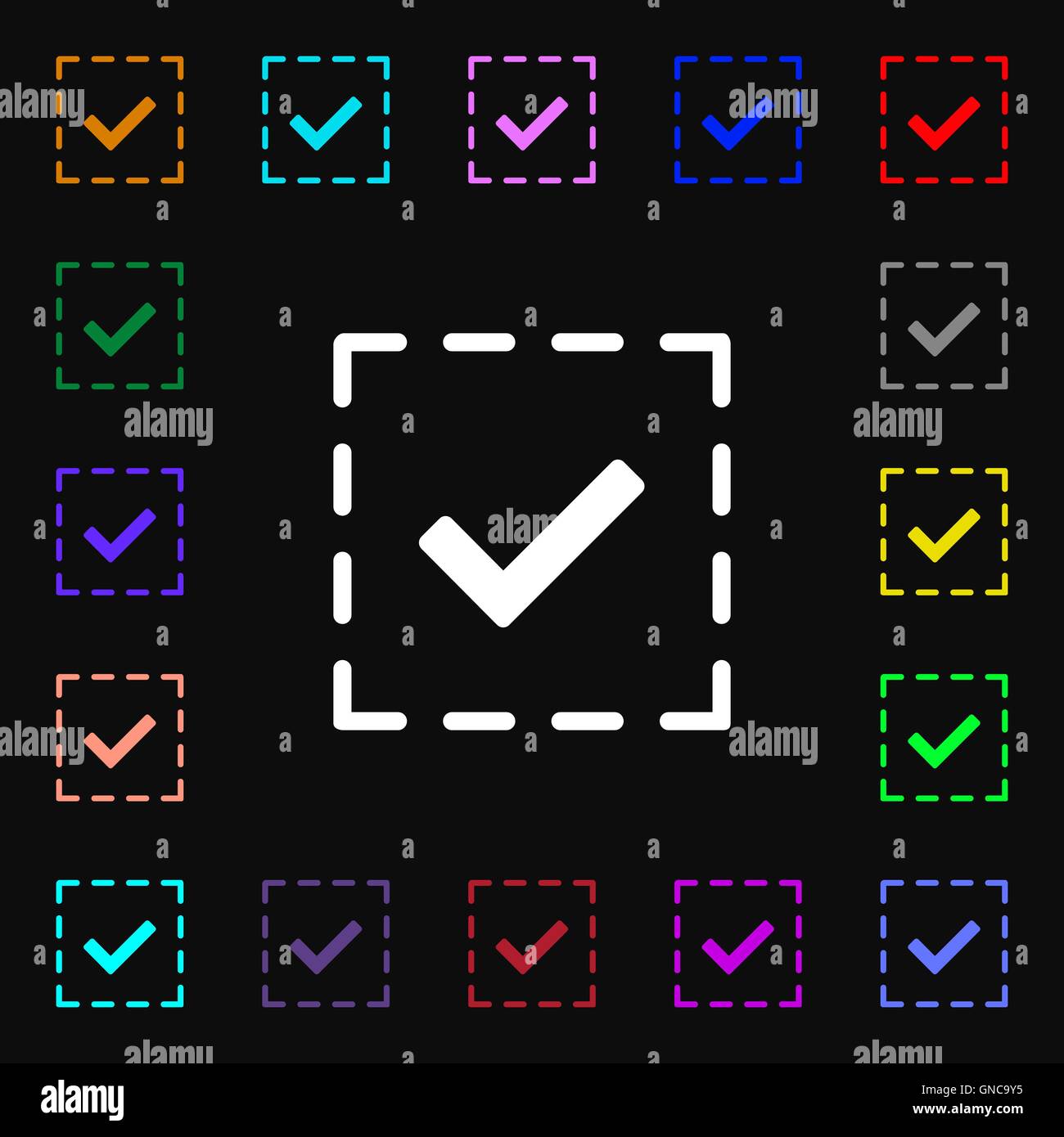 Check Mark Tik Icon Symbol High Resolution Stock Photography and Images ...