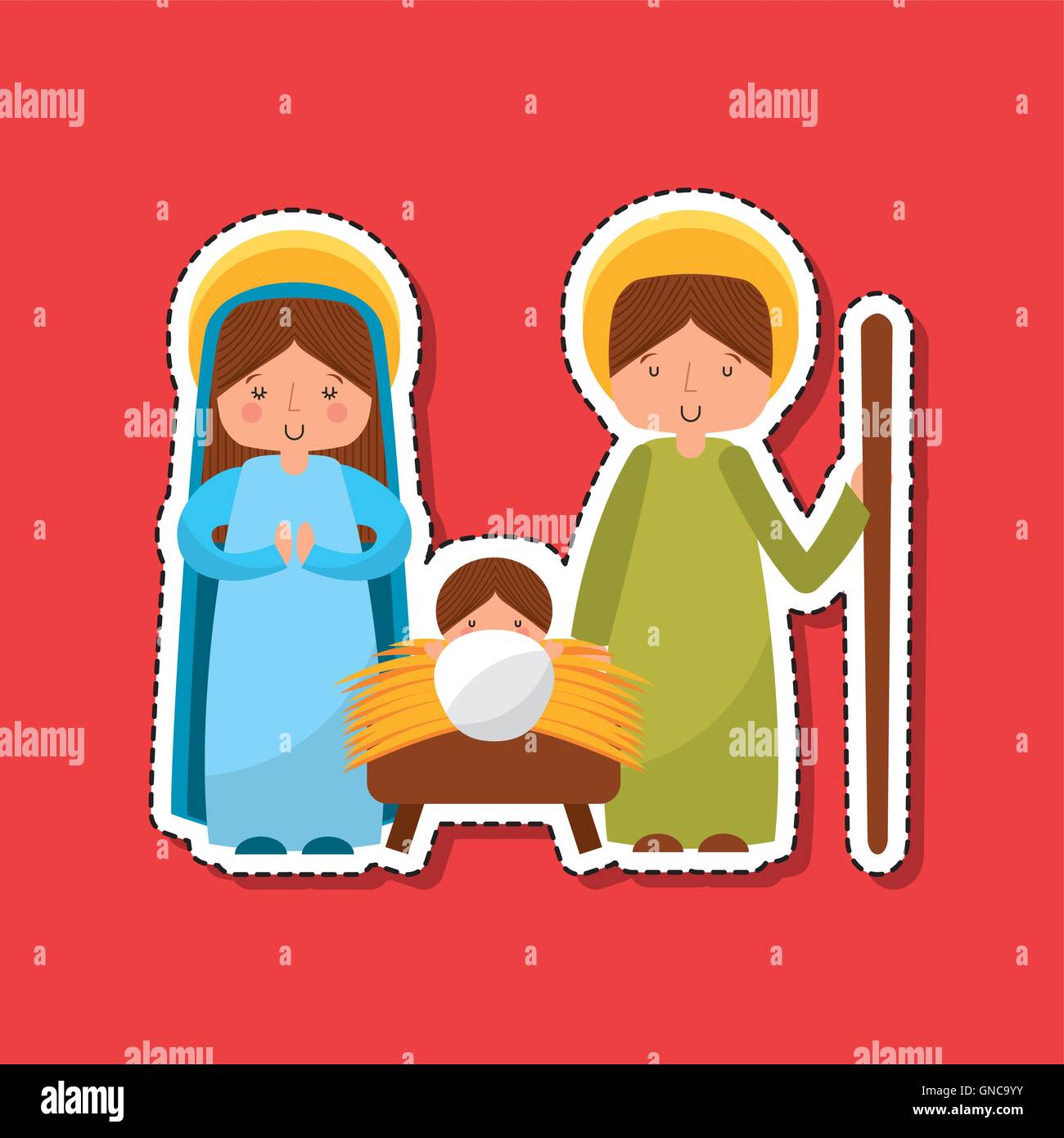 manger characters isolated icon Stock Vector Image & Art - Alamy