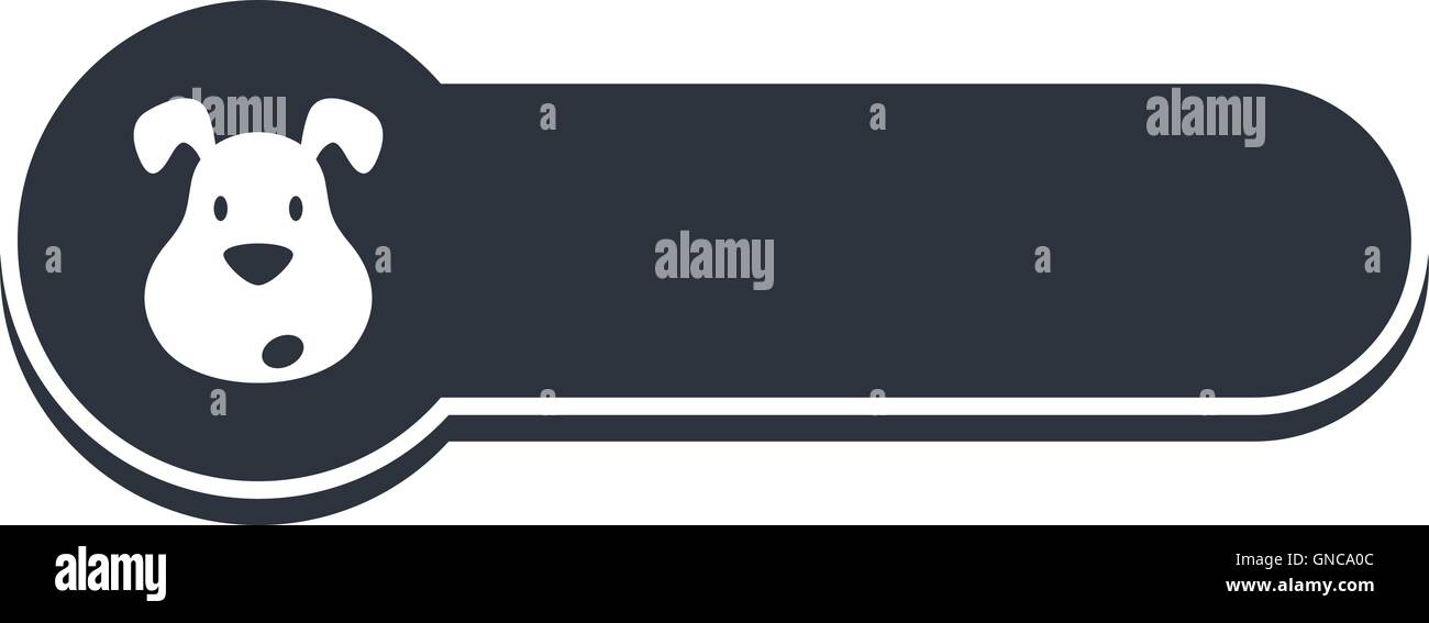 puppy dog banner template Stock Vector Image & Art - Alamy