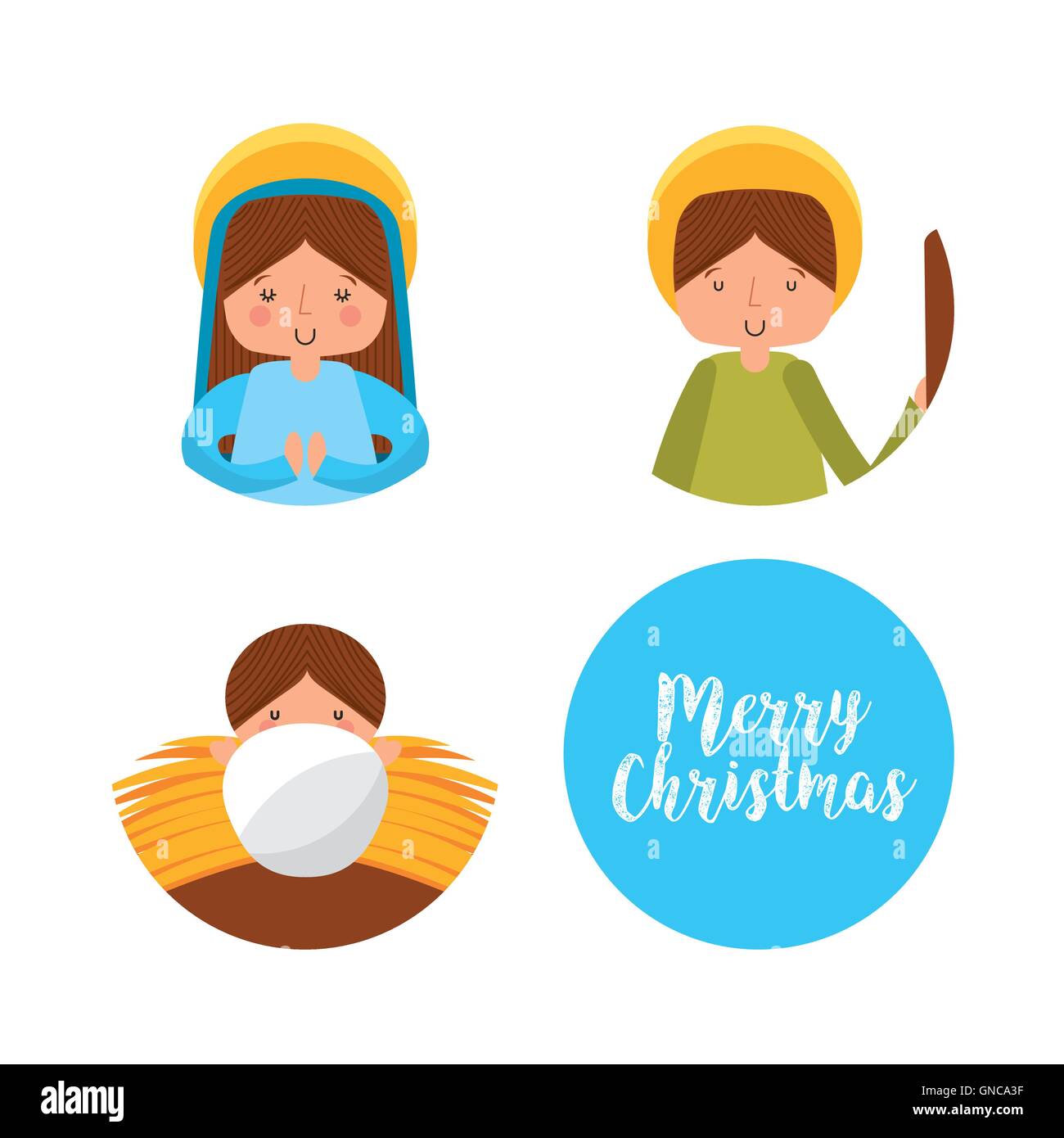 manger characters isolated icon Stock Vector Image & Art - Alamy