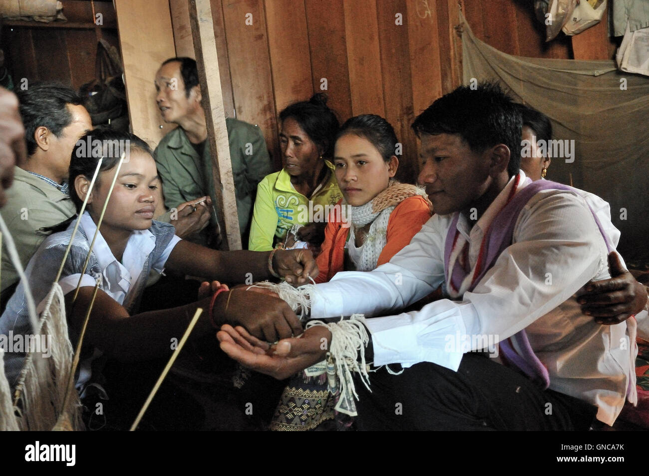 Khamu Village, Wedding Ceremony Banquet Stock Photo - Alamy