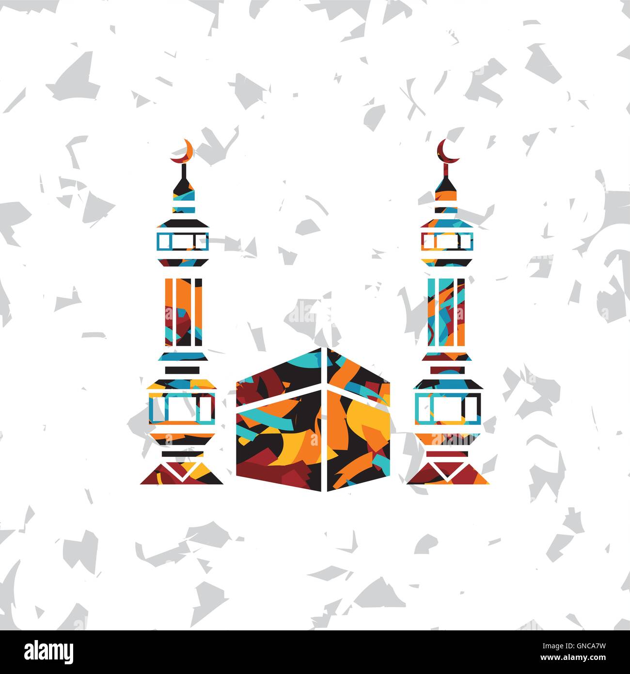 islamic abstract calligraphy art Stock Vector Image & Art - Alamy