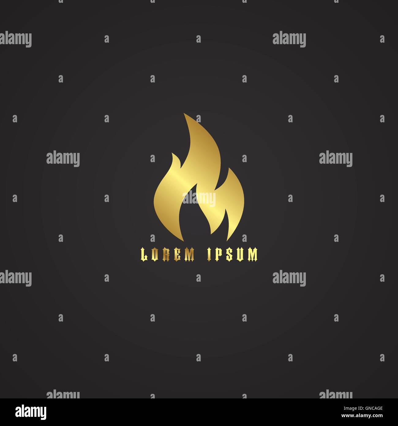 golden fire theme Stock Vector Image & Art - Alamy