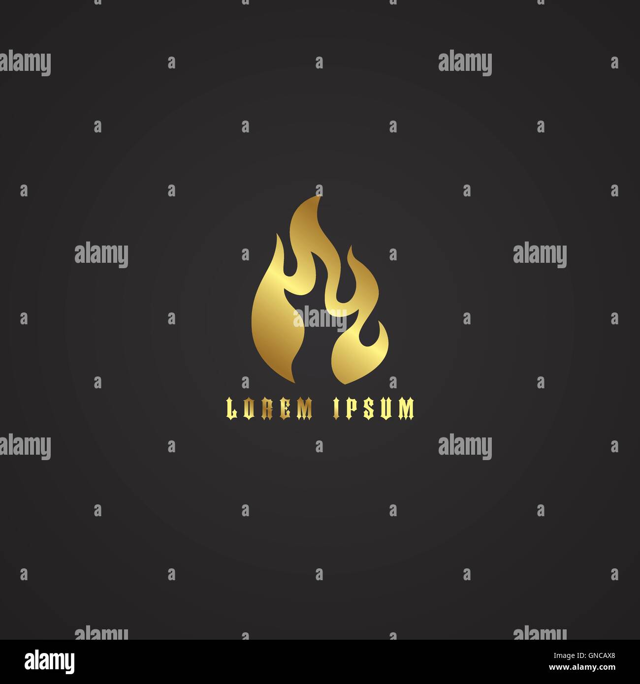 golden fire theme Stock Vector Image & Art - Alamy
