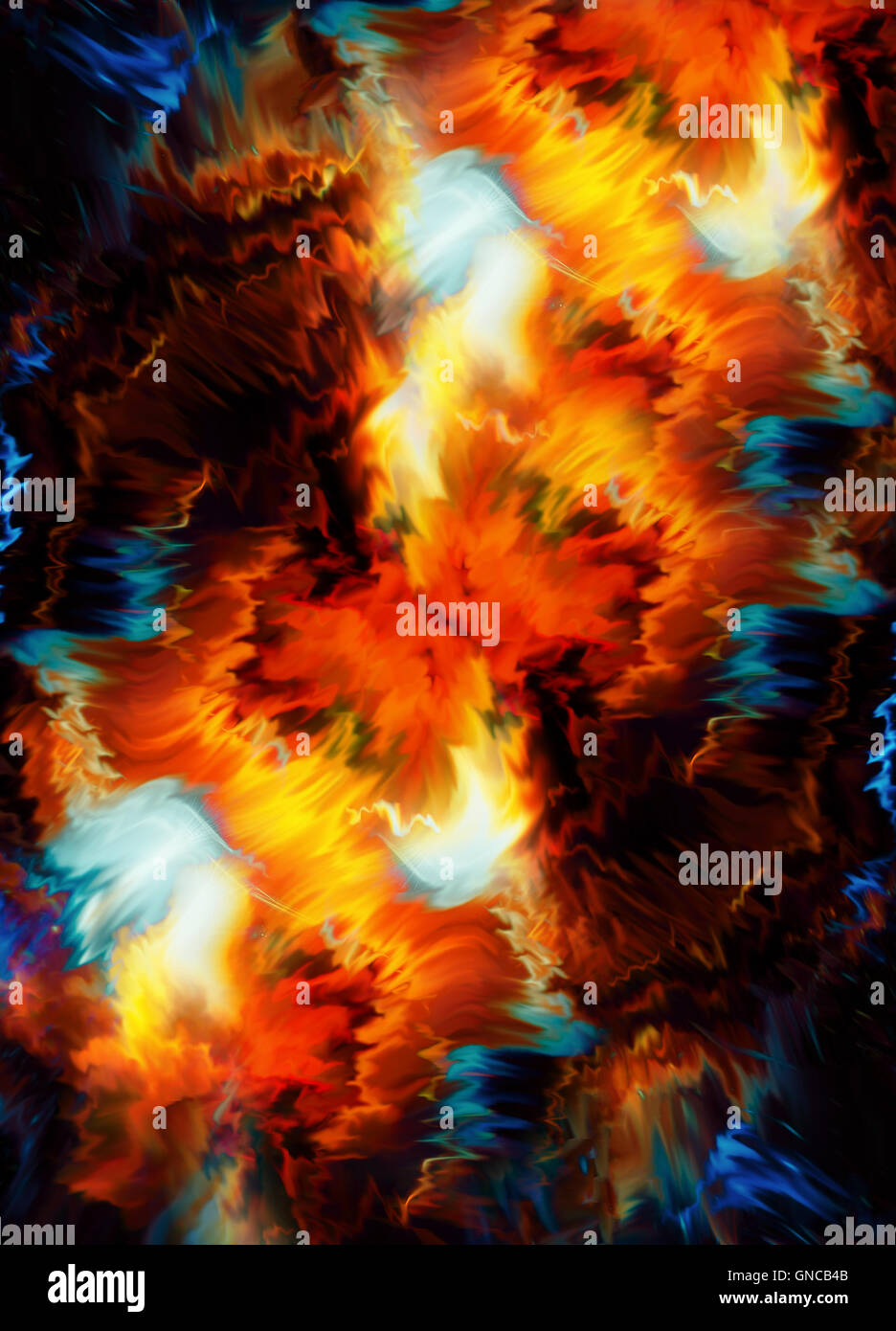 Color abstract background. Lava structure. Computer collage. Earth ...