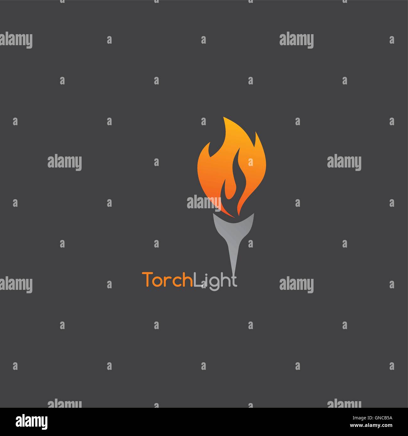 fire torch theme template Stock Vector Image & Art - Alamy