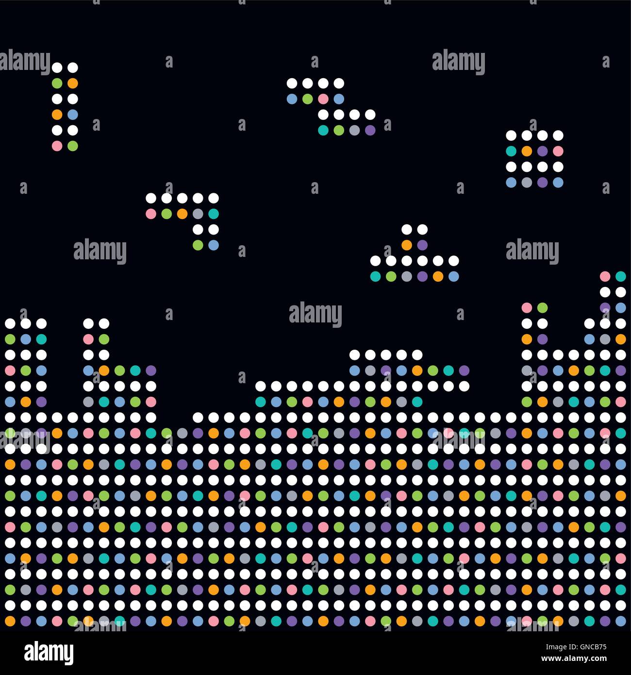 colorful dot theme art Stock Vector Image & Art - Alamy
