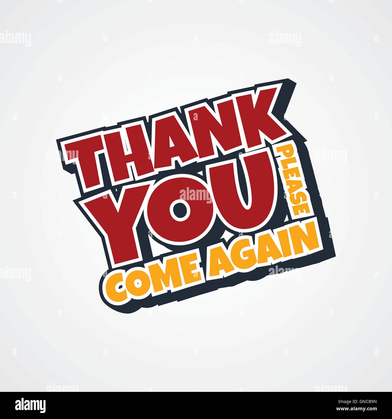 Thank hand drawn lettering shadow hi-res stock photography and images ...