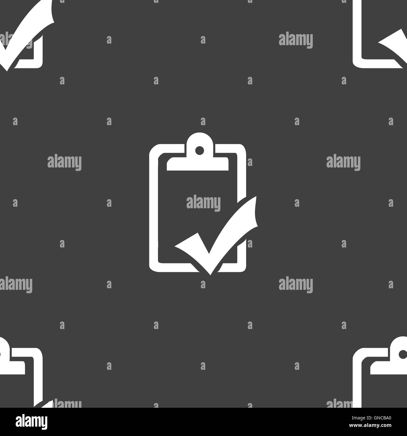 Document grammar control, Test, work complete icon sign. Seamless ...