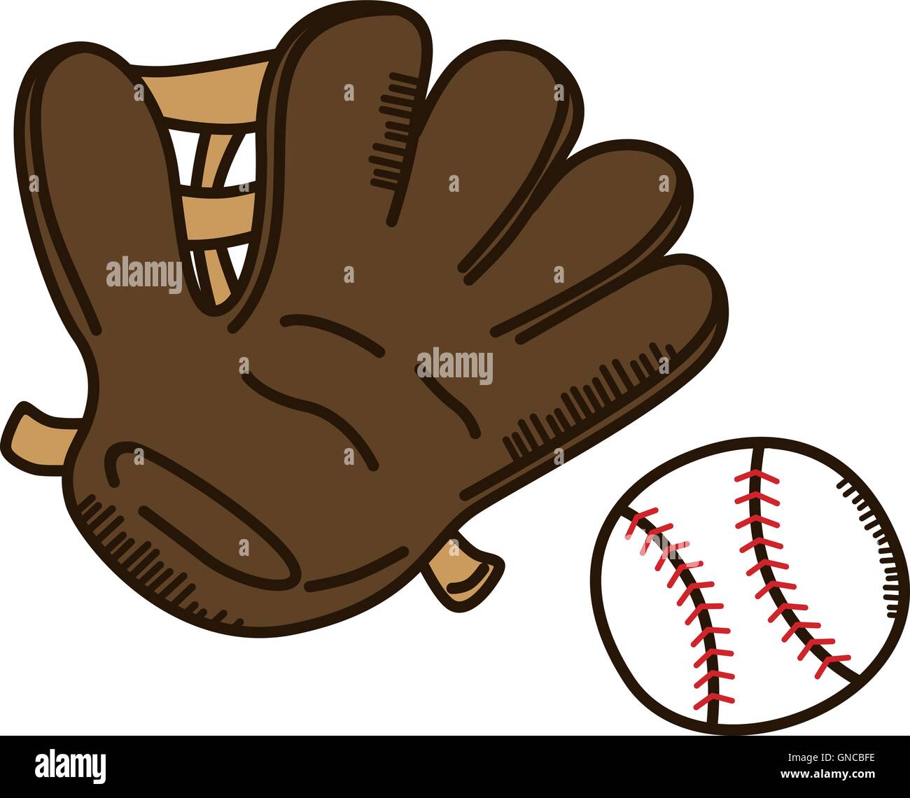Glove emblem Cut Out Stock Images & Pictures - Alamy