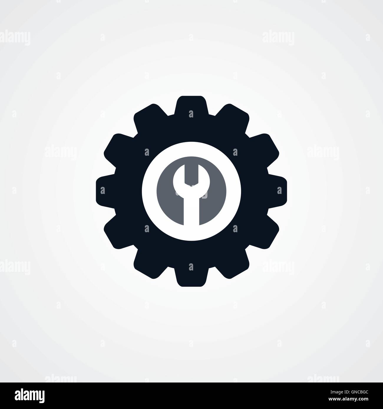 Cog Settings Icon Symbol Stock Vector Image & Art - Alamy