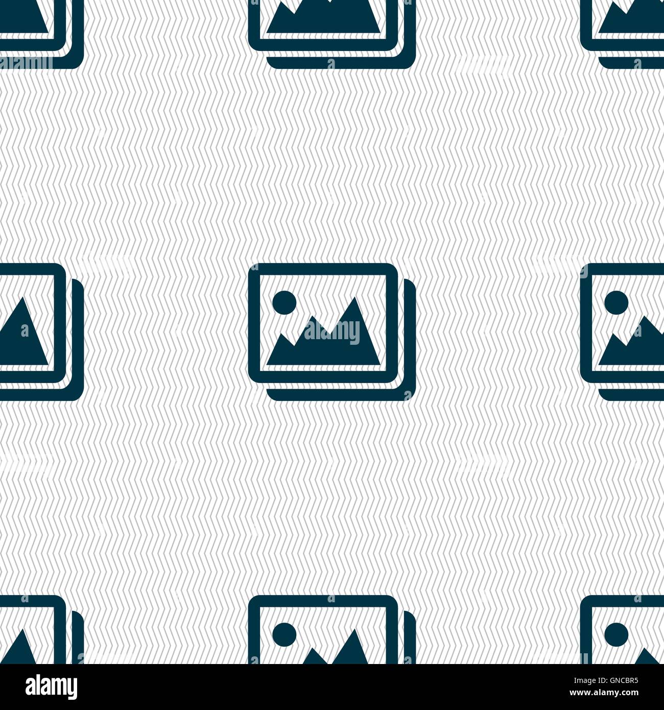 images, jpeg, photograph icon sign. Seamless pattern with geometric ...