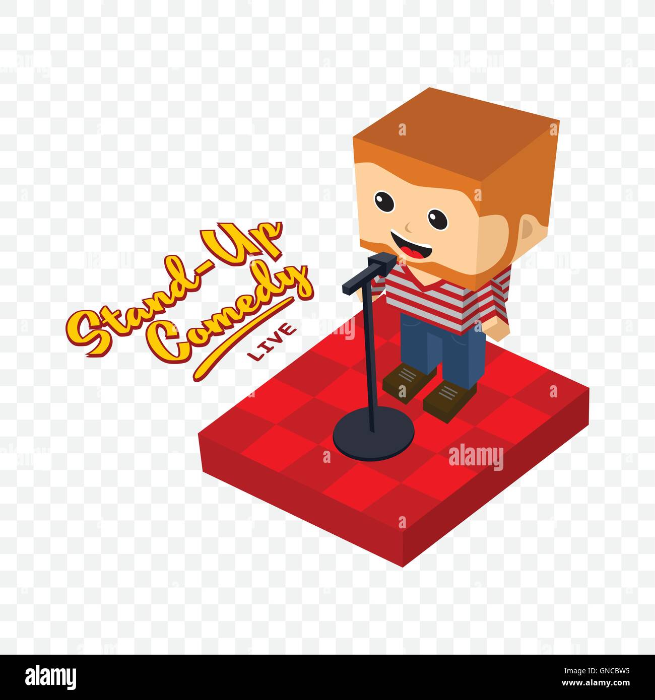 Cartoon microphone stand hi-res stock photography and images - Alamy