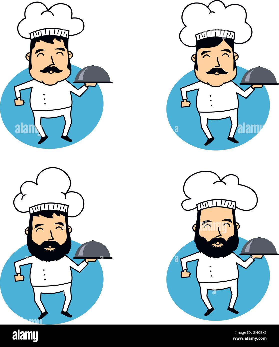 funny cartoon chef Stock Vector Image & Art - Alamy