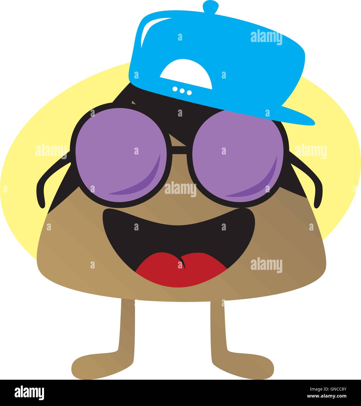 Cute funny happy alien Stock Vector Images - Alamy