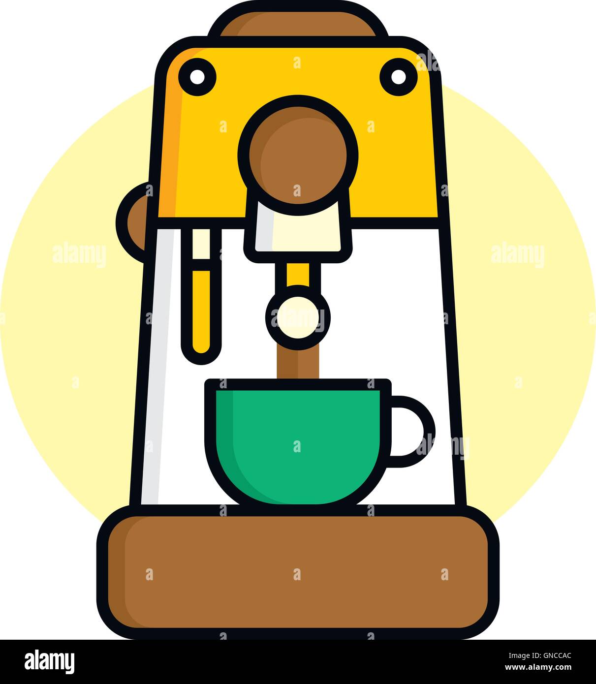 Coffee grinder appliance icon Stock Vector Images - Alamy
