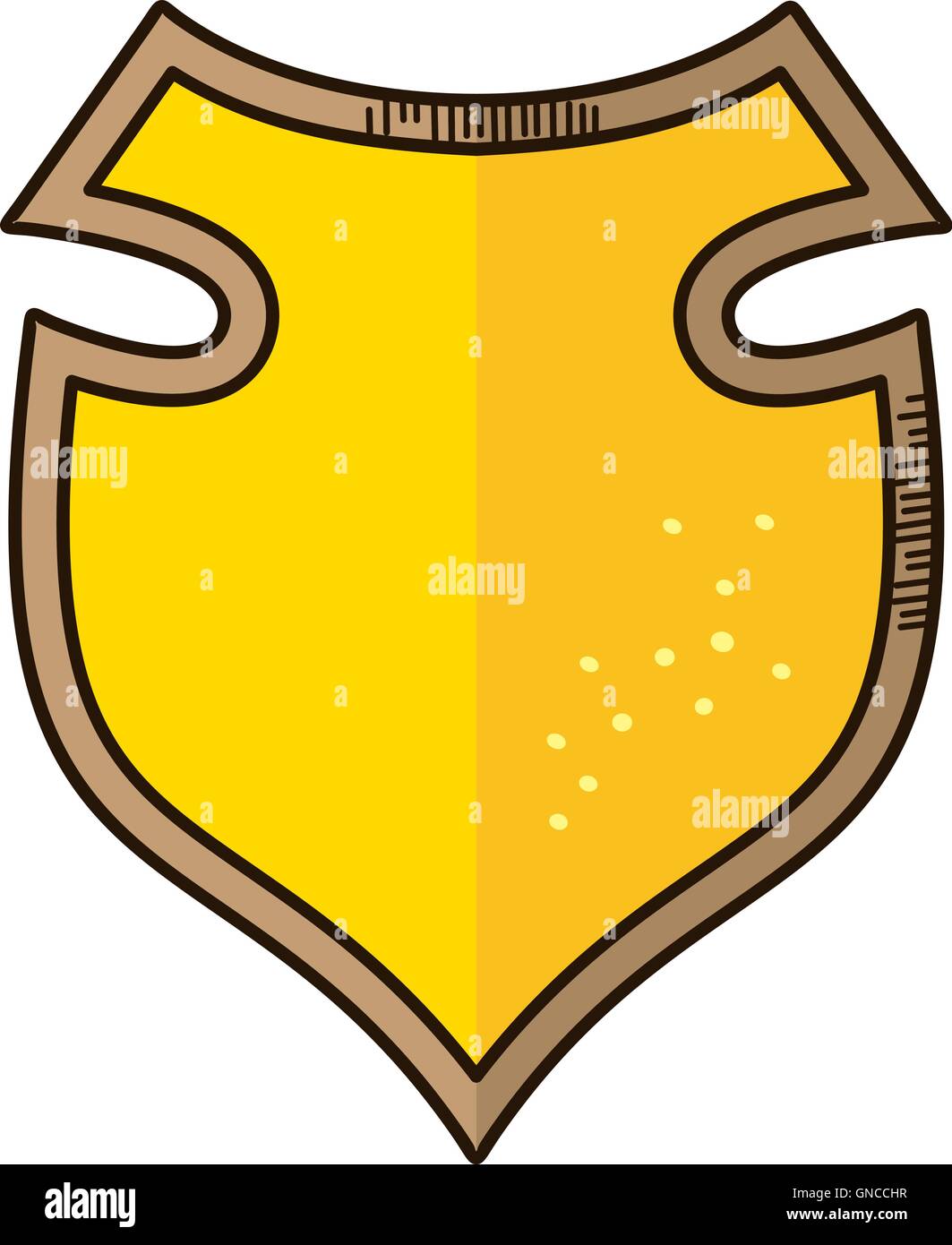 cartoon shield doodle theme Stock Vector Image & Art - Alamy