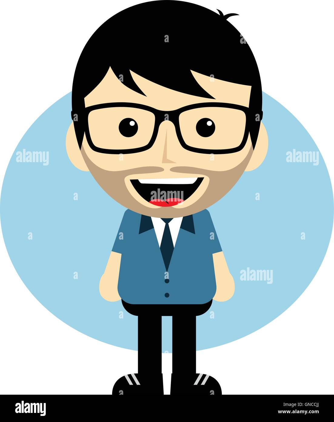 geek cartoon nerd character Stock Vector Image & Art - Alamy