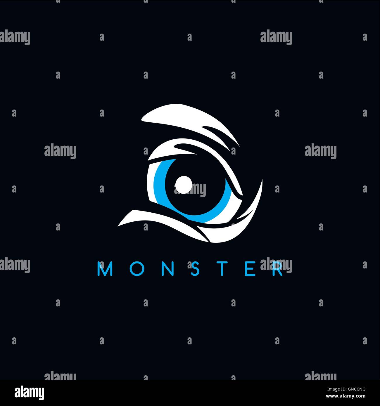 angry monster eye Stock Vector Image & Art - Alamy