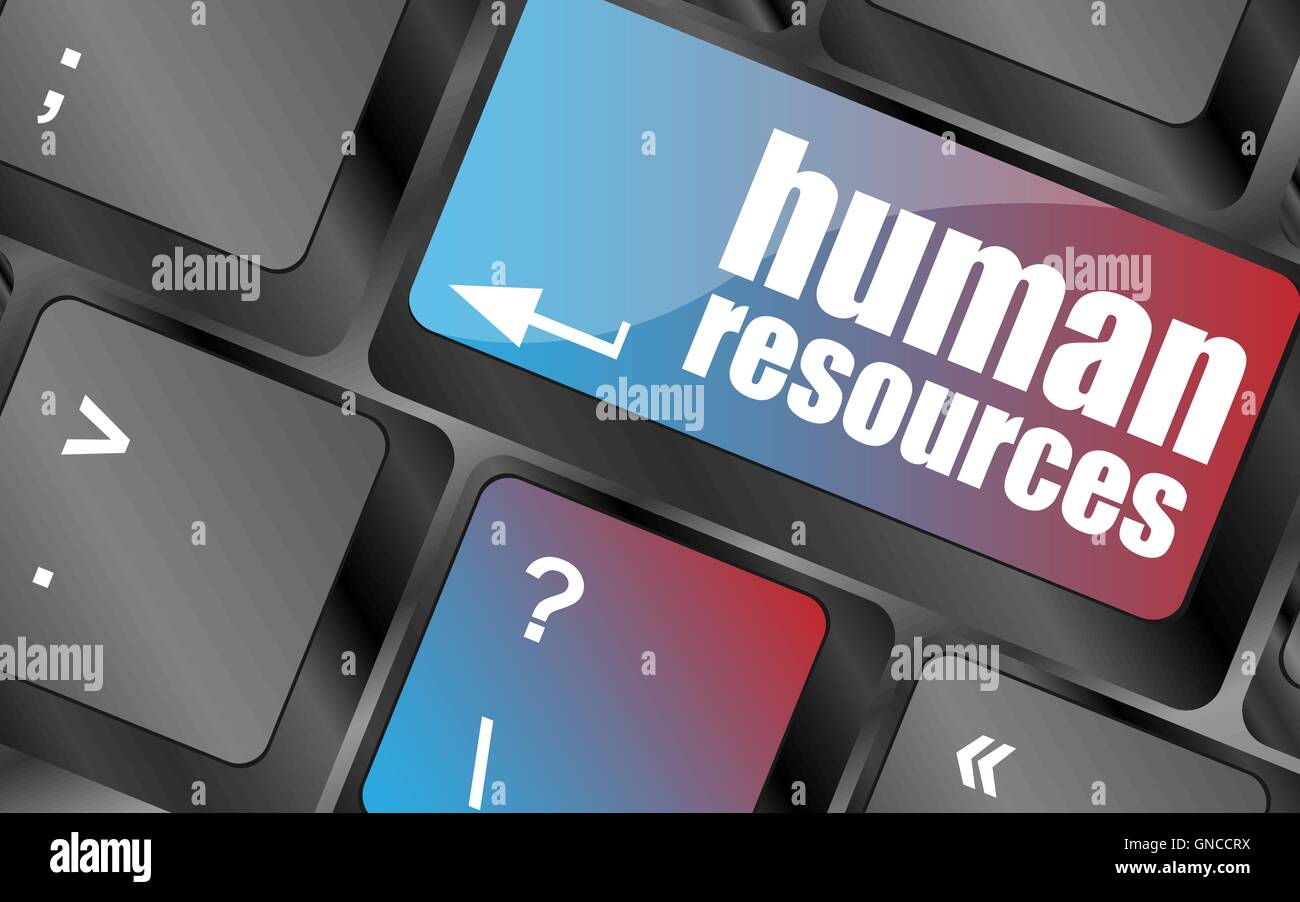 human resources button on computer keyboard key vector . keyboard keys ...