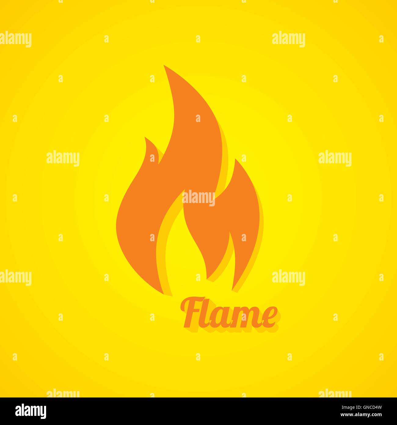 flaming fire theme Stock Vector Image & Art - Alamy